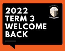 Term 3 Welcome Back